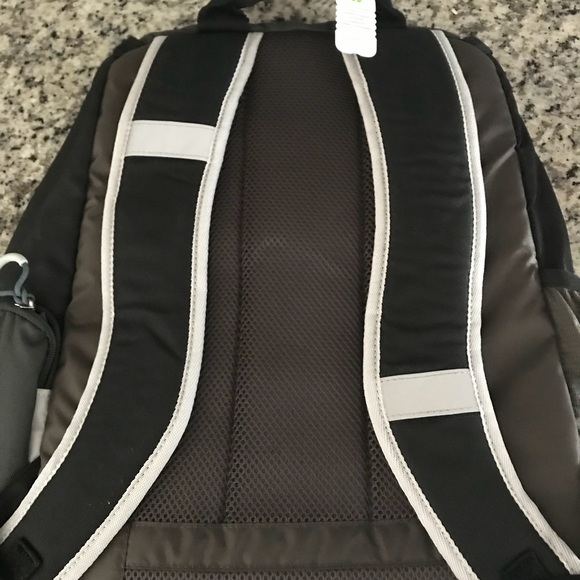 Embark | Bags | Embark Oversized Jartop Backpack Grey Black New | Poshmark